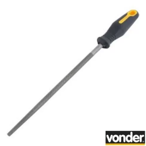 Lima Redonda Bastarda 8" com Cabo Vonder