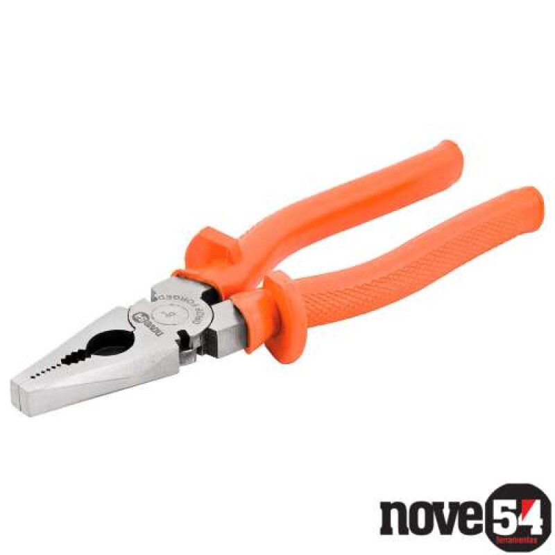 Alicate Universal 8" Heavy Duty em Cromo Polido Nove54