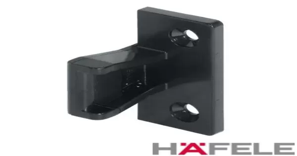 Conector Keku As Encaixe Fêmea Preto Hafele