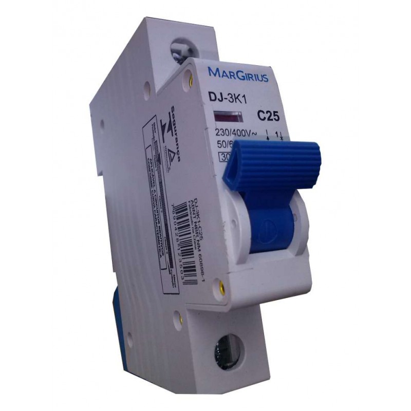 DISJUNTOR MARGIRIUS 16A 3K1 UNIPOLAR
