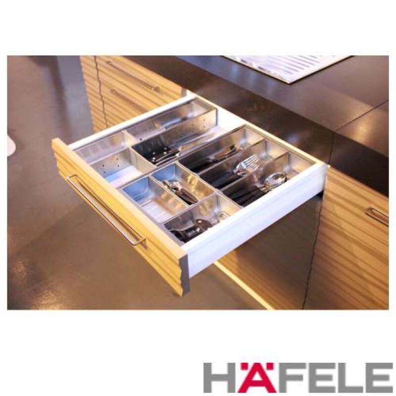 Painel Lateral de Aço Inox 450mm x 64mm Hafele