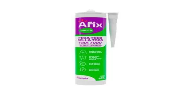Silicone Fixa Tudo Uso Geral Branco 400g Afix